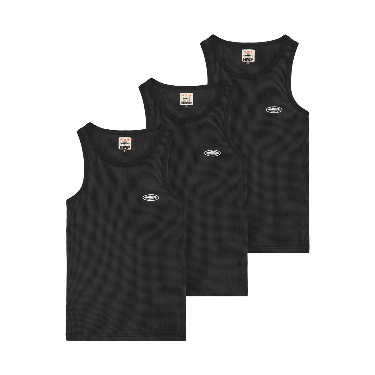 HMP ESSENTIALS TANK TOP [3PK] [BLACK] – CRTZRTW